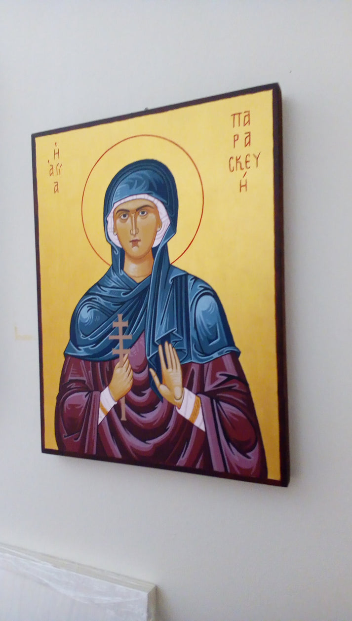 Handpainted Orthodox icon Saint Paraskeva of the Balkans ...