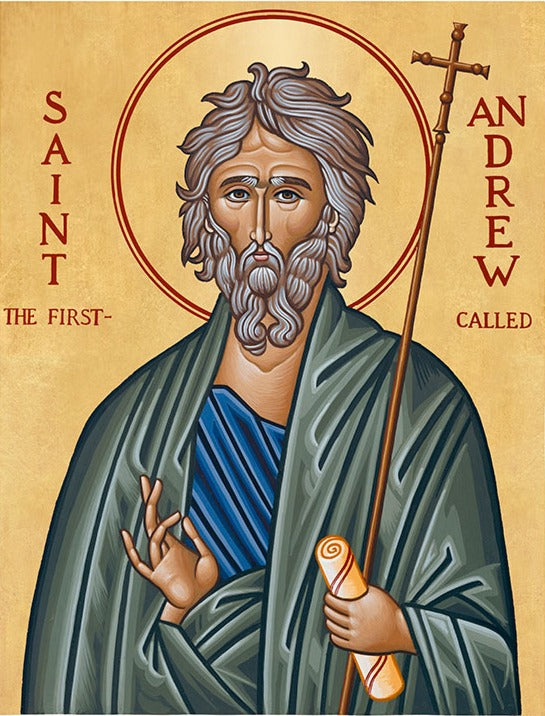 Handpainted Orthodox icon Saint Andrew the Apostle – HandmadeIconsGreece